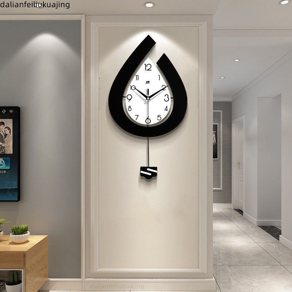 Современные настенные часы с маятником подходят для спальни офиса кухни 30 57 см купить