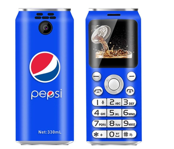 Мобильный телефон Pepsi мини кнопочный телефон K8 Синий купить на OZON ...