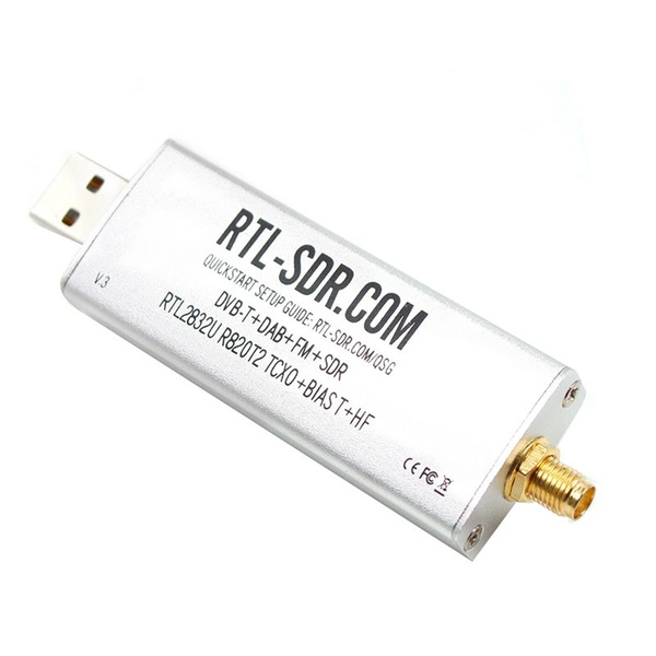 RTL SDR V3 R820T2 RTL2832U 1PPM TCXO SMA RTLSDR Программно определяемая ...