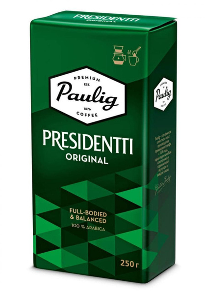 Кофе молотый Paulig Presidentti Original 250 г х 3 - купить с доставкой ...