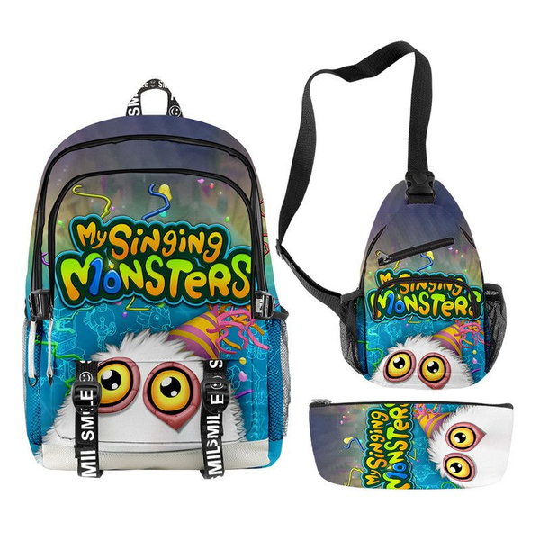 Рюкзак, пенал и сумка через плечо в наборе-my singing monsters сумка ...