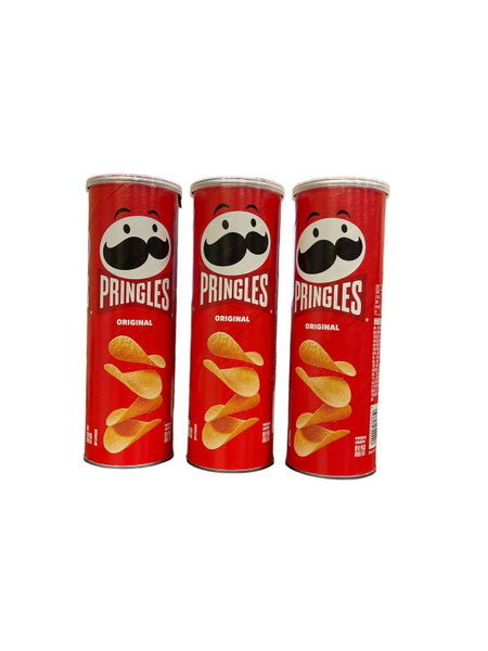 Чипсы картофельные Pringles Original / Принглс Оригинальный вкус, 3 шт * 110 г, Китай - купить с ...