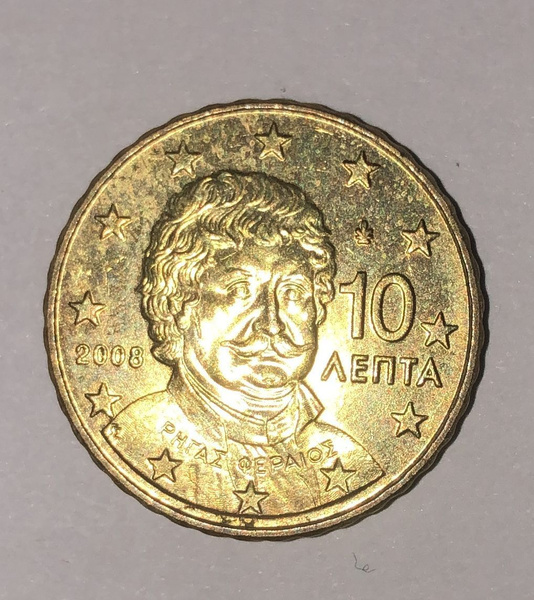 Монета 10 euro Cent. 10 лепта 2008г. - купить в интернет-магазине OZON ...