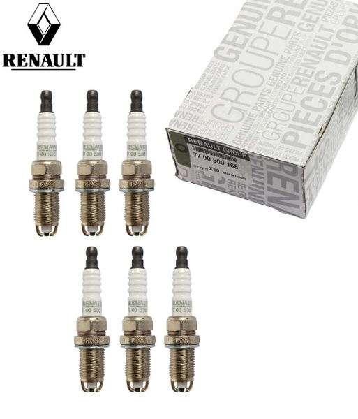 Комплект свечей зажигания Renault 7700500168_6 - купить по выгодным ...