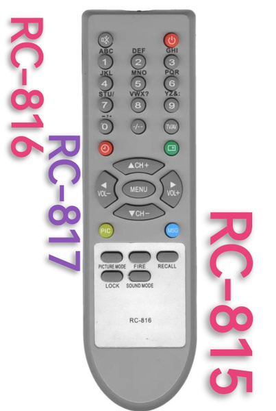 Пульт ДУ Huayu Пульт RC-816 (RC-815) для телевизора SHIVAKI (ШИВАКИ) - купить по выгодной цене в ...