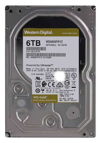 Внутренний жесткий диск Western Digital WD6003FRYZ (WD6003FRYZ ...