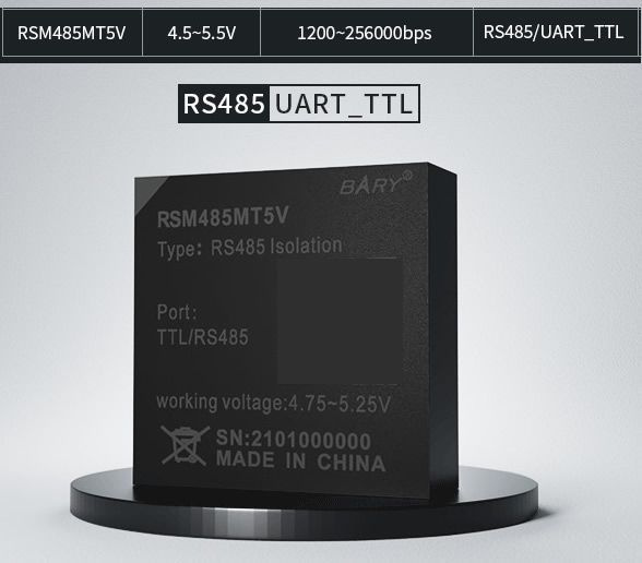 Изолированный модуль трансивера UART-TTL/RS485, COJXU RSM485MT5V ...