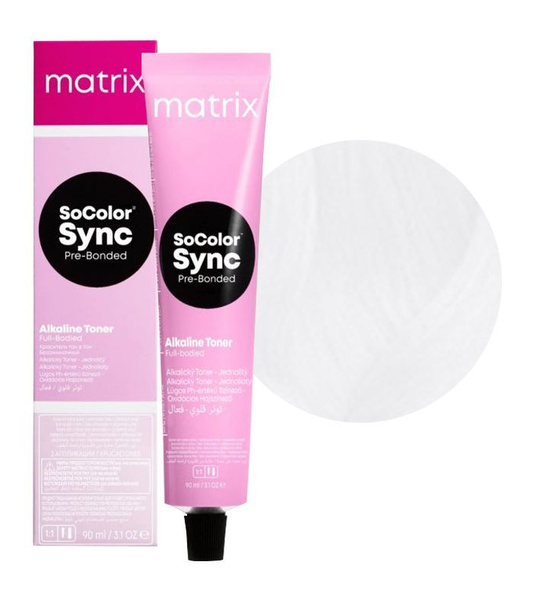 Краска для волос Matrix SoColor Sync Pre-Bonded Clear Прозрачный 90 мл ...