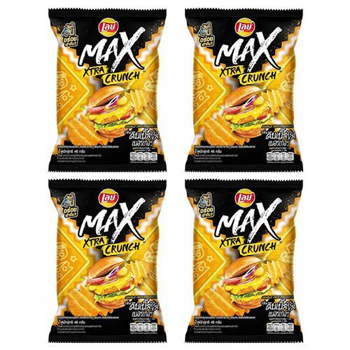 Lay's Max Xtra Crunch Double Cheeseburger 46g - Лэйс Экстра Кранч ...