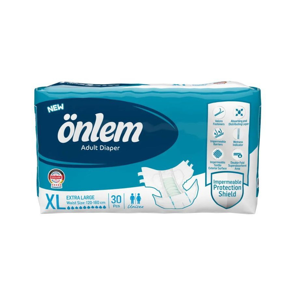 Подгузники для взрослых Onlem, XL (120-160 см), 30 шт. - купить с ...