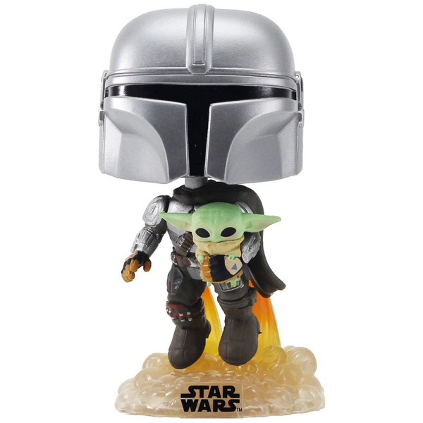 Фигурка Funko POP Star Wars Mandalorian "Mando Flying", 9.5 см ...
