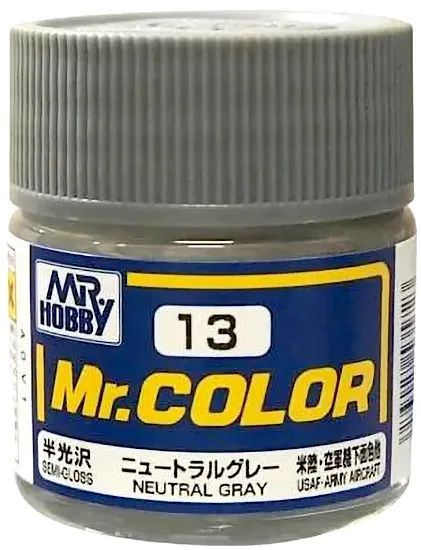 Краска акриловая на специальном разбавителе MR.HOBBY Mr.Color Neutral ...