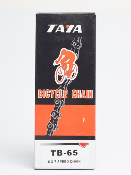 TB-65 Black/Black,8 ск. цепь TAYA. Цв: черный 116 зв 2 замка Sigma ...