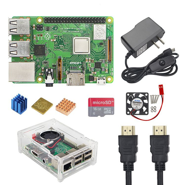 Плата микрокомпьютера Raspberry Pi Raspberry 3b 0 купить по низким ценам в интернет магазине