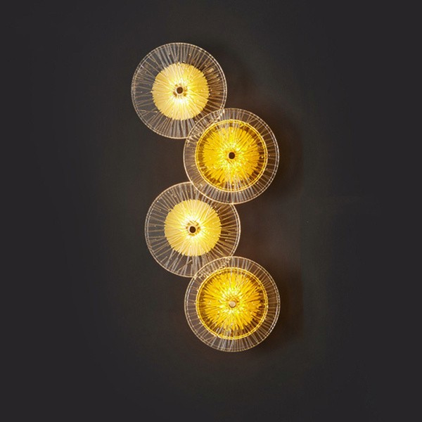 Бра Настенный светильник Amber Cloyd HELION_Латунь, LED купить по ...