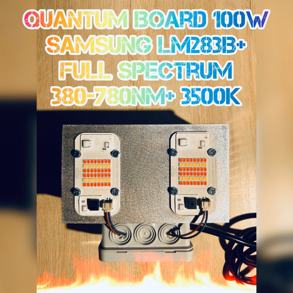 Quantum board Samsung LM283B+ 100W Фитолампа для растений полного ...