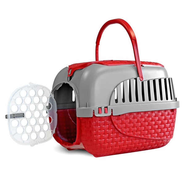BAMA PET KENNEL TOUR переноска, 52х33х34 см, до 7 кг, красная - купить ...