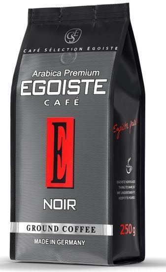 Кофе Эгоист Нуар 250 гр молотый (Egoiste Noir) натуральный мягкая ...