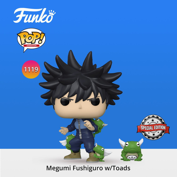 Фигурка Funko POP! Animation Jujutsu Kaisen Megumi Fushiguro w/Toads ...