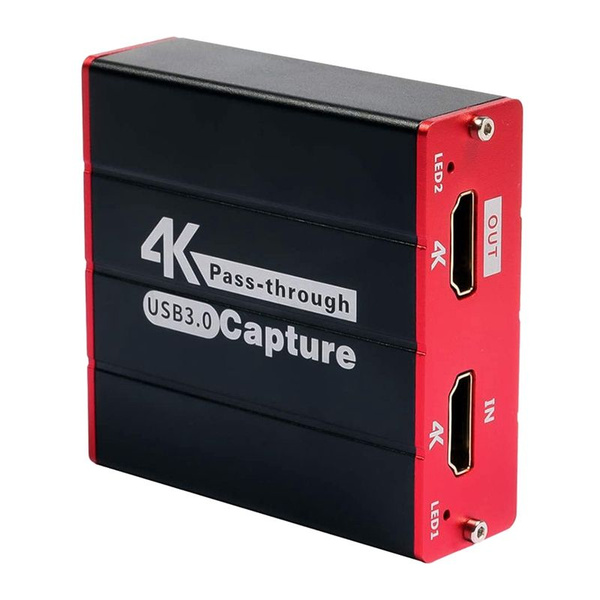 Mirabox USB3.0 4K карта видеозахвата, 1080P 60FPS HD Устройство захвата ...