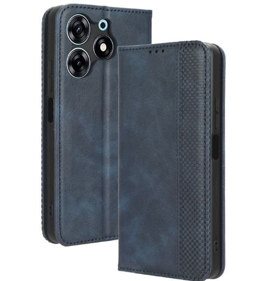 Чехол книжка для Tecno Spark 10 Pro с магнитом и отделением под карты Техно Спарк 10 Про