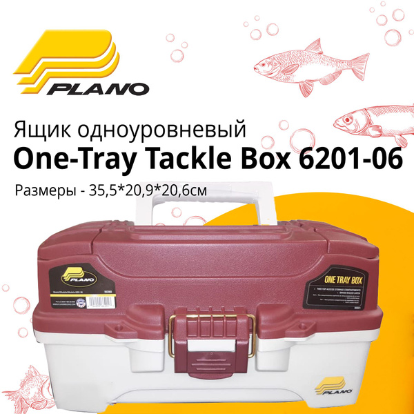 Ящик рыболовный Plano One-Tray Tackle Box 6201-06 для приманок, 1 ...