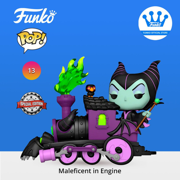 Фигурка Funko POP! Trains Disney Villains Maleficent in Engine (Exc ...