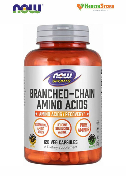 NOW Branched-Chain Amino Acids 120 капсул NOW BCAA Нау бцаа нау бца ...