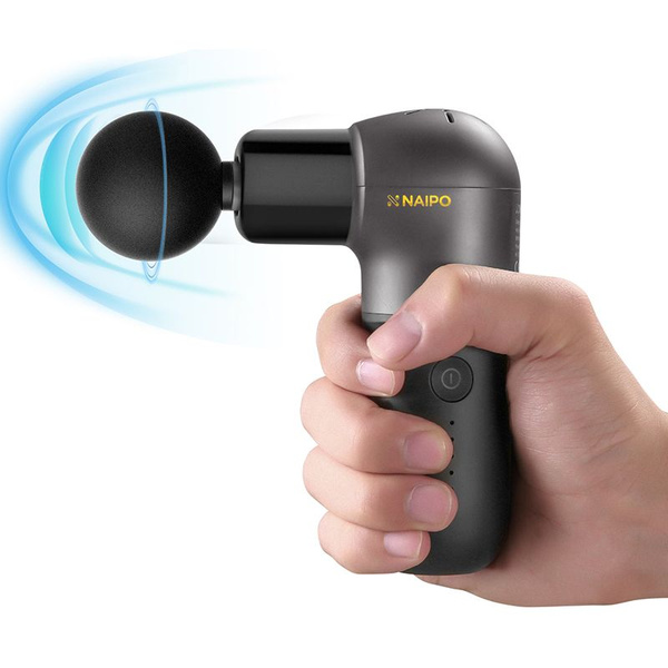 Массажер перкуссионный универсальный беспроводной NAIPO MGPC-002 Mini черный купить на OZON по ...