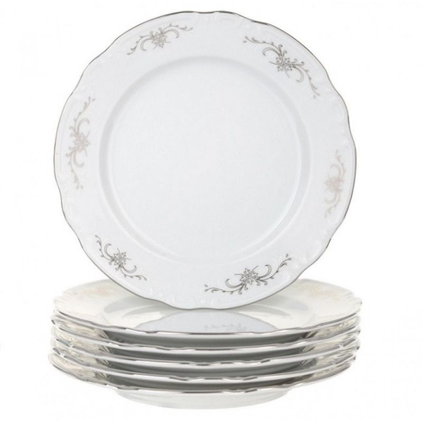 Набор тарелок Thun, Фарфор, диаметр 19 см купить c доставкой на OZON по низкой цене (1045583938)