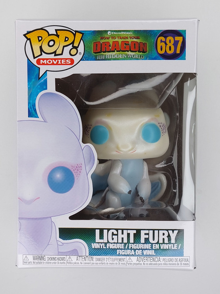 Фигурка Дневная Фурия 687 (Light Fury) из мультика Как приручить дракона 3 - купить с доставкой ...