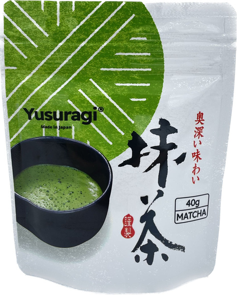Чай Матча Yusuragi, Японский порошковый зеленый чай, 40г - купить с ...