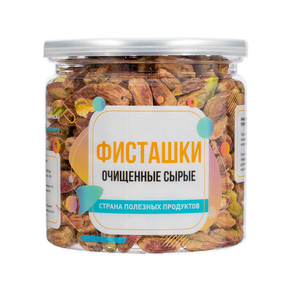 Фисташки очищенные сырые, Банка 250 гр, Страна Полезных Продуктов ...