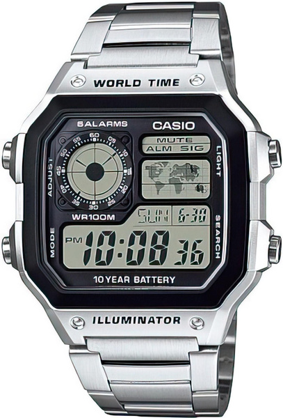 Часы наручные мужские Casio Collection Ae 1200whd 1a купить с доставкой по выгодным ценам в