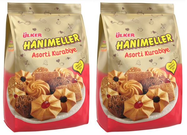 Ассорти печенья Ulker Hanimeller, 2 уп по 150 г - купить с доставкой по ...