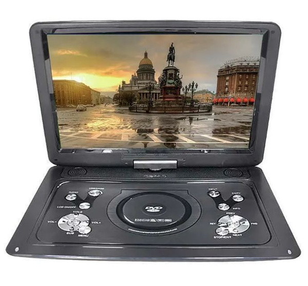 Портативный DVD-плеер 15" Eplutus EP-1404T c цифровым тюнером DVB-T2 ...