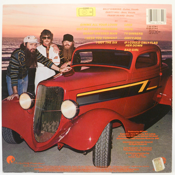 Виниловая пластинка ZZ Top Eliminator, 1983 Mint (M) купить на OZON по ...