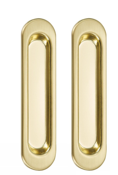 Ручки купе (для раздвижных дверей) Vantage SDH-01 SB матовое золото (2шт в комплекте) купить на ...