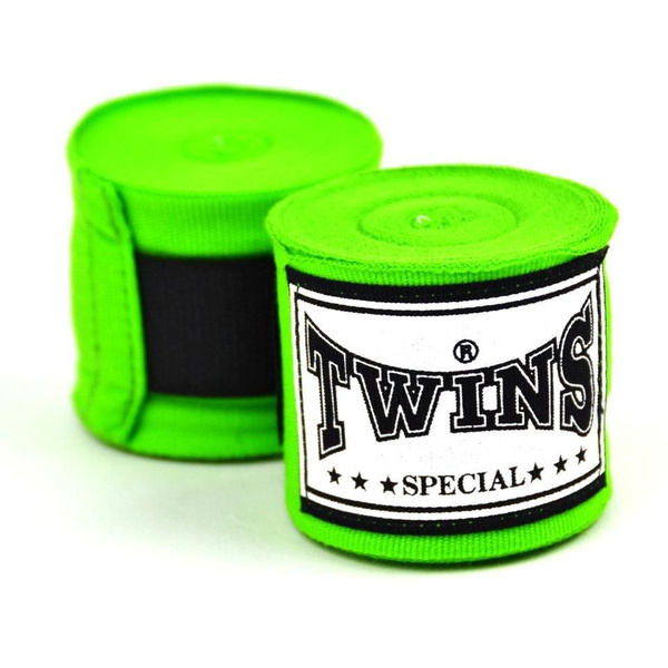 Бинты боксерские Twins CH5 green купить на OZON по низкой цене (1575503955)