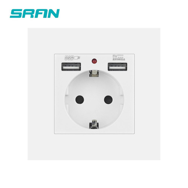Розетка питания с зарядным портом USB 5V, 2.1A - купить по низкой цене ...