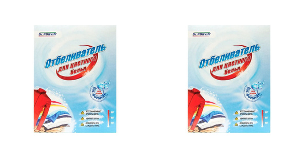 Dr.Norvin Отбеливатель для цветного белья, 300 гр, 2 штуки - купить с доставкой по выгодным ...