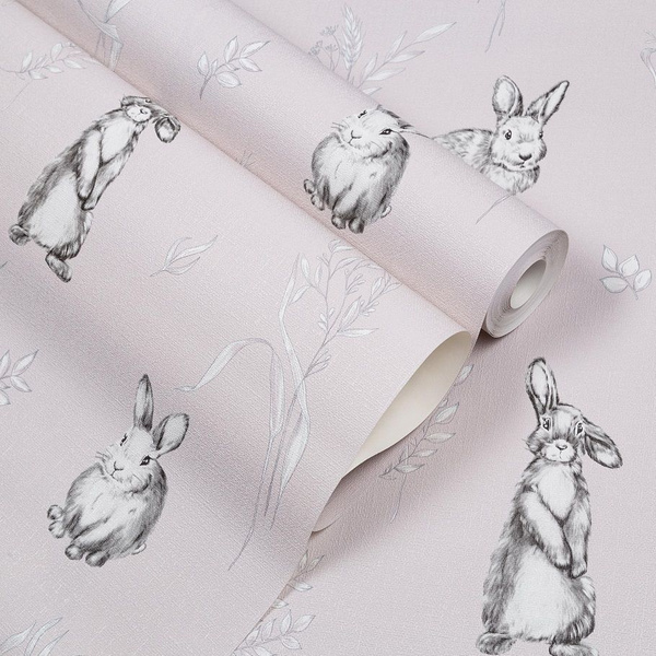 Обои Funny Bunny 72059-55, Детские Обои VOG Collection, Винил Горячего ...