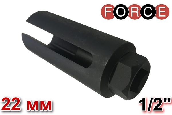 Головка разрезная 1/2" для снятия датчика лямбда-зонда 22 мм FORCE ...