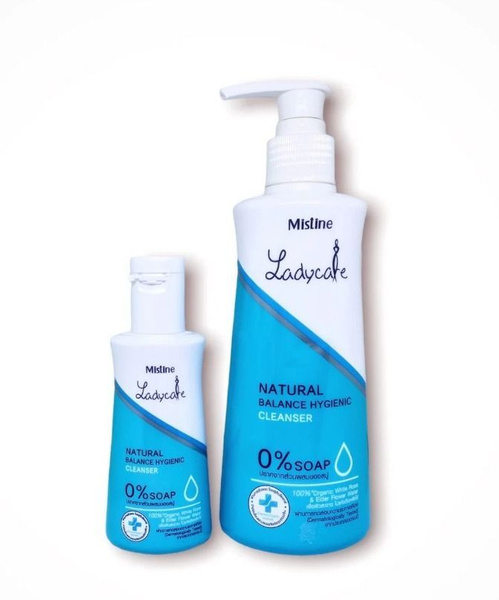 Mistine Lady Care Natural Balance Hygienic Cleanser Set 200 ml. + 50 ml., Очищающий гель для ...