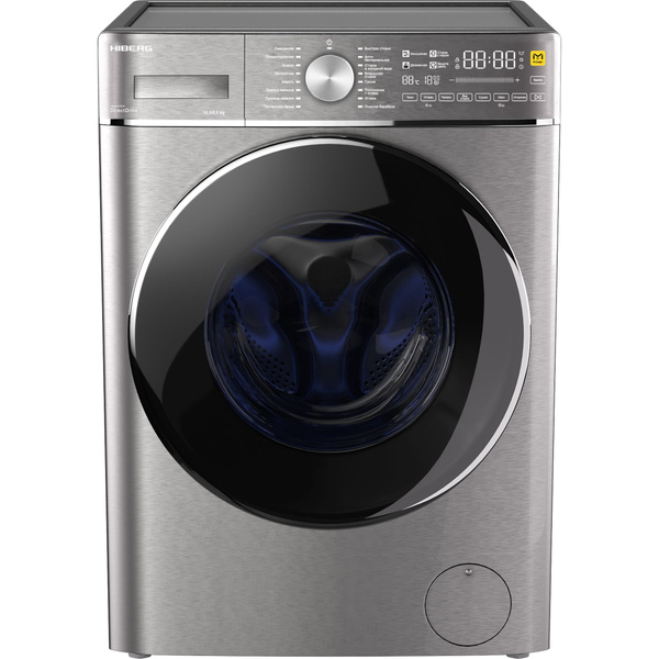 Стиральная машина c сушкой HIBERG i-DDQ8 - 10614 Ss купить на OZON по низкой цене (1187833703)