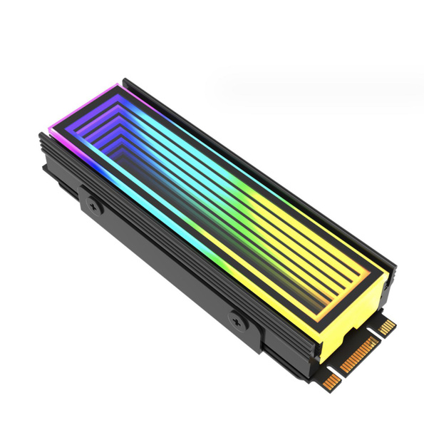 Радиатор для жесткого диска NVME SSD M.2 с ARGB подсветкой - купить ...