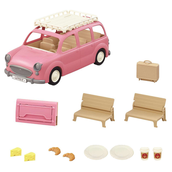 Sylvanian Families Игровой набор Семейный автомобиль для пикника 5535 с ...