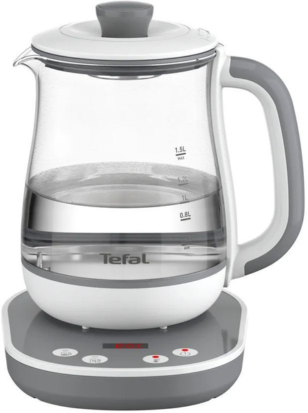 Купить электрический чайник Tefal BJ551B10, Пластик/стекло по низкой ...