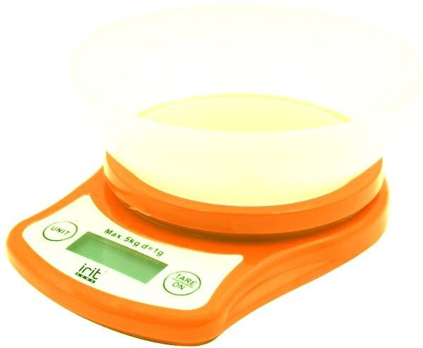 Электронные Кухонные весы IRIT IR-7116, желтый купить по низкой цене в интернет-магазине OZON ...