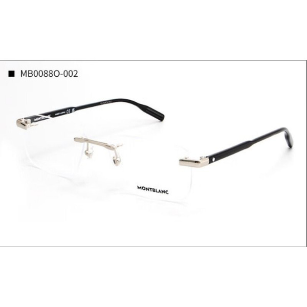 Montblanc MB0088O Квадратная безободковая оправа деловых очков для ...